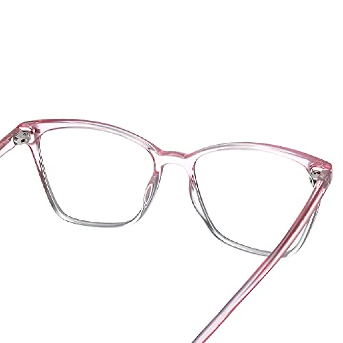 Blue Light Blocking Glasses for Women Men, Ultra Light Computer/TV/Gaming Glasses, Anti Eyestrain UV Glare, Non-Prescription