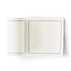 My Drap Basics Cotton Cocktail Napkin, 50 Per Roll, Cream, 4.3 x 4.3 Inch