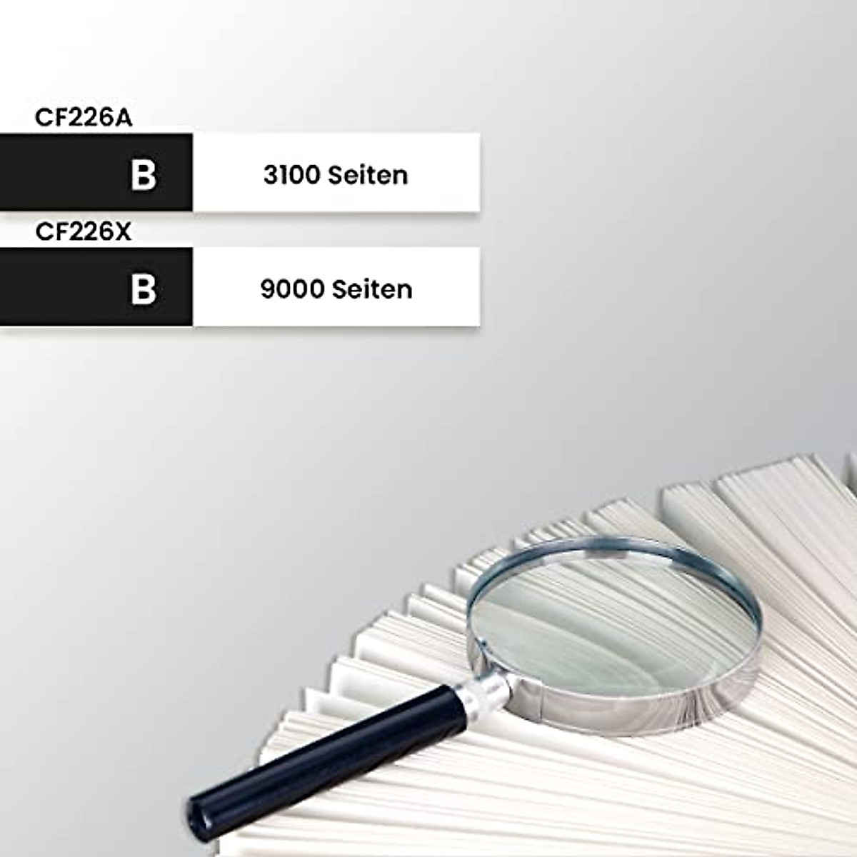 Everyday Black High Yield Toner from Xerox, Replacement for HP CF226X - 9000 Pages