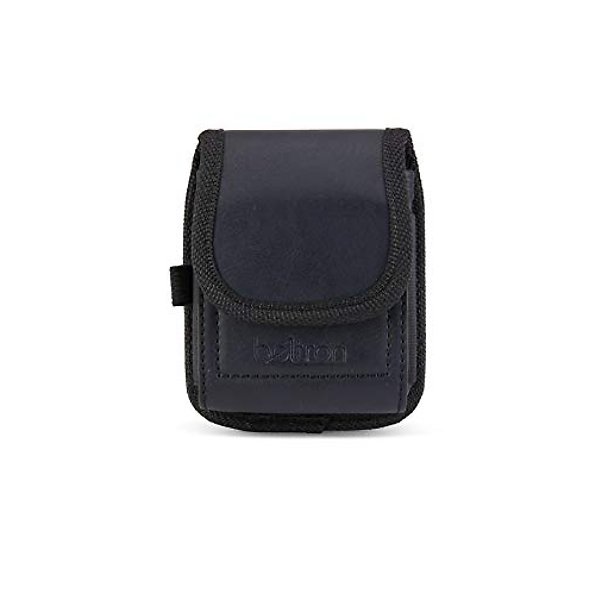 BELTRON Leather Pouch for Galaxy Z Flip (F700/F707), Galaxy Z Flip 3 (F711), Galaxy Z Flip 4 (F721), Motorola RAZR 4G, Motorola RAZR 5G with Heavy Duty Belt Loop, Metal Belt Clip & Dual Magnet Closure