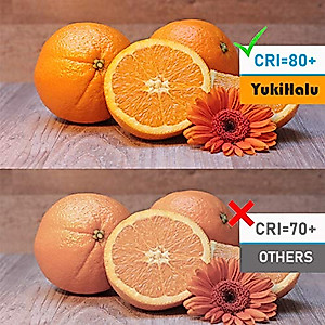 YukiHalu, LED Refrigerator Light Bulb 60W Equivalent A15 Appliance Fridge Bulbs, Waterproof 600 Lumen 7W 120V Daylight 5000K E26 Medium Base, Small Size Bulb for Damp Location, Not-Dim, 2-Pack