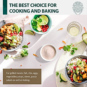 Soeos Pink Himalayan Sea Salt, Fine Grain, 38.8oz (2.4 LB), Kosher Salt, Non-GMO