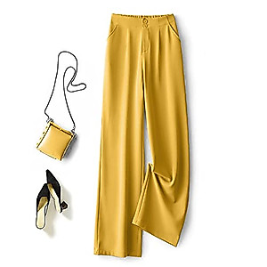 AopnHQ Plus Size Palazzo Pant 4x-5x Womens Clothes fold Over Yoga Pant Ladies Capris with Pockets Navy Pants Women White Scrub Pant Casual Summer Pant