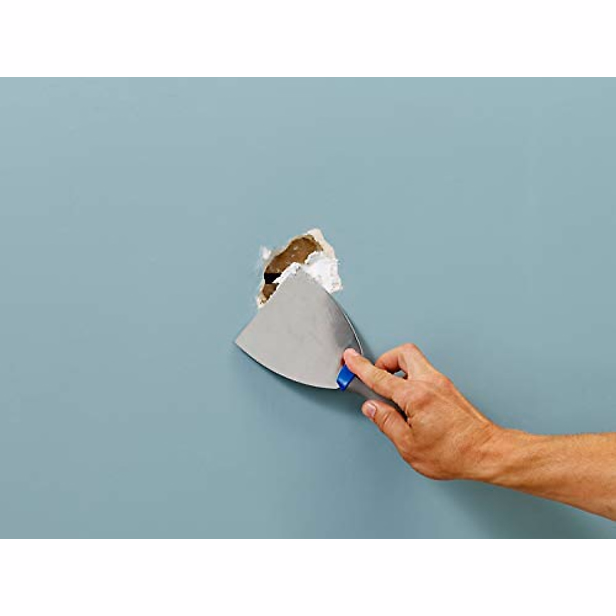 3M High Strength Small Hole Repair Kit, Inlcudes Spackling Compound, Putty Knife, Sanding Sponge, and Self-Adhesive Patch, For Hole Repairs Up To 3" in Diameter, Easy Wall Repair (SHR-KIT)