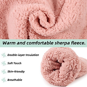 Zsedrut 3 Pairs Kids Winter Glove Fleece Lined Baby Girl Mittens Warm Toddler Boys Gloves (White+Gray+Pink, S)