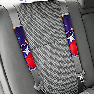 Car Seat Strap Covers for Baby Kids Car Seat Strap Pads Soft Car Seat Shoulder Strap Pads 2 Pack Car Seat Neck Cover Toddler Neck Pad Protector