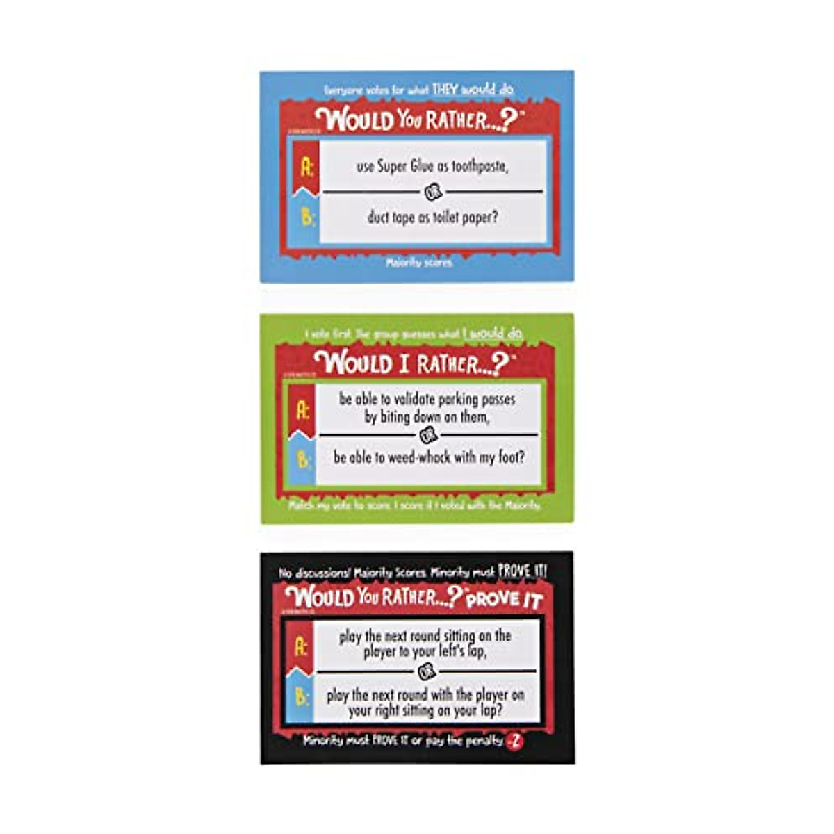 Spin Master Games Would You Rather…? Prove It, Hilarious Family Game of Demented Dilemmas, for Ages 8 and Up