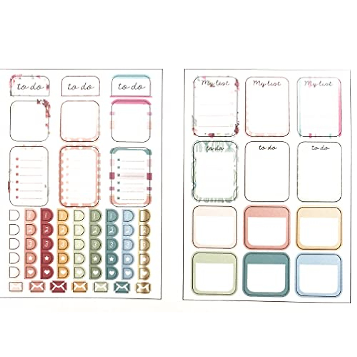 Pen+Gear planner refill 4 sticker sheets calendar to do list 146 stickers