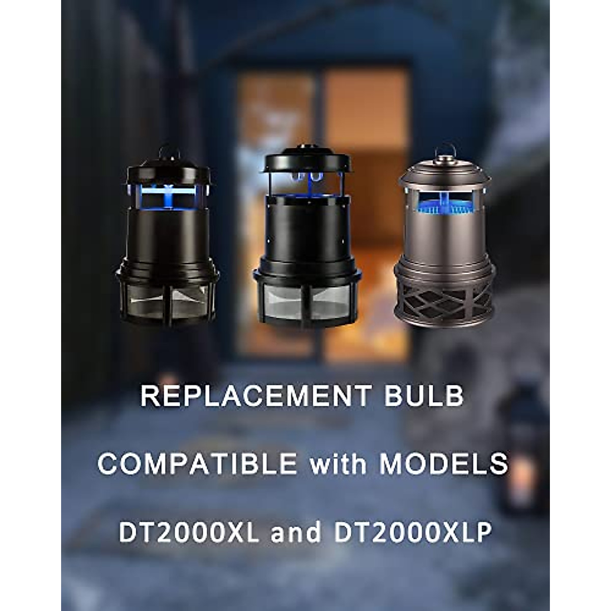 Dichroma 32050 6-Watt Replacement Bulbs for DynaTrap DT2000XL DT2000XLP DT2000XLPSR Mosquito Trap, T5 6W BL UV Light Bulb for Dynatrap 1 Acre Insect Trap (2 Pack)