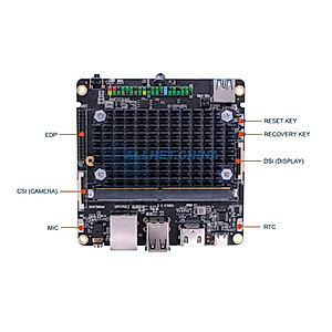 ROCK PI N10 RADXA N10 Designed for AI apps and solutions based on Rockchip RK3399pro (with Acrylic shell, 8GB Ram+64GB EMMc)