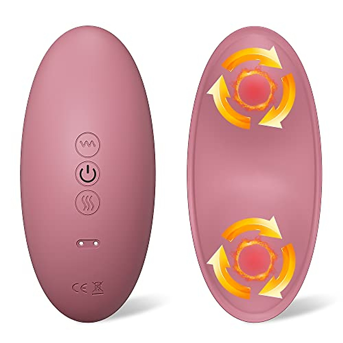 HAYAEN Heating Lactation Mssager Vibrating Breast Massager 2 in1, 3 Adjustable Heating + 10 Vibration for Clogged Ducts,Breastfeeding Massager to Improve Milk Flow and Congestion (Pink)