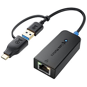 Cable Matters USB C to 2.5 Gigabit Ethernet Adapter, USB to 2.5 Gigabit Ethernet Adapter, Not Compatible with M2 Macs (2.5g Ethernet to USB, 2.5gbps Ethernet Port) -Compatible with Thunderbolt 4 USB 4