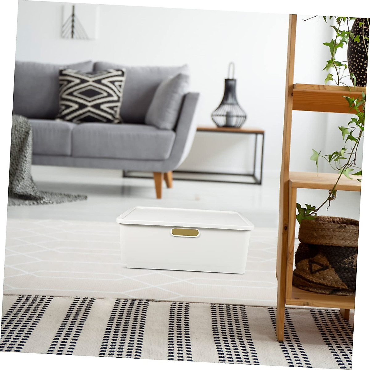 BESPORTBLE Storage Bin with Lid 1pc Box Box Japanese Storage Box Kids Organizer Bins Storage Bins with Lids Plastic Organizer Box Box Bin Organizer Sundry Box Desktop Sundries Bin