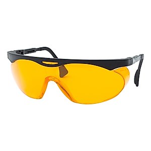 Honeywell Uvex Skyper Blue Light Blocking Computer Glasses with SCT-Orange Lens, (S1933X), S1933X-3 (3 Count)
