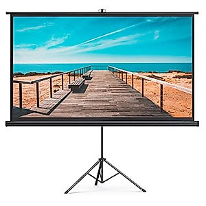 Orgtoy 100 inch Projector Screen100 inch Projector Screen with Stand, Outdoor and Indoor Portable Theater Projector Screen with Stand, Outdoor and Indoor Portable Theater Projector Screen