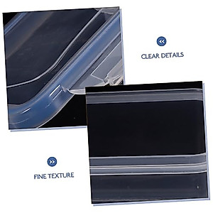 IMIKEYA 4-piece Pp Material Airtight Food Storage Containers with Lids for Sandwiches Snacks