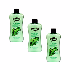 Hawaiian Tropic Lime Coolada Body Lotion and Daily Moisturizer After Sun, 16 Ounce - Pack of 3