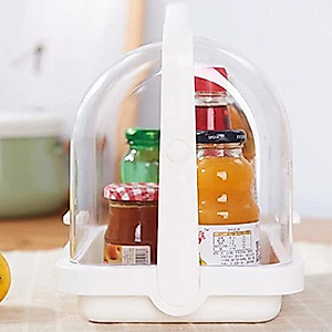 MISS Z Food Storage Box Home Portable Kitchen Bread Snacks Seasoning Bottle Organizer Cosmetics Finishing Boxes