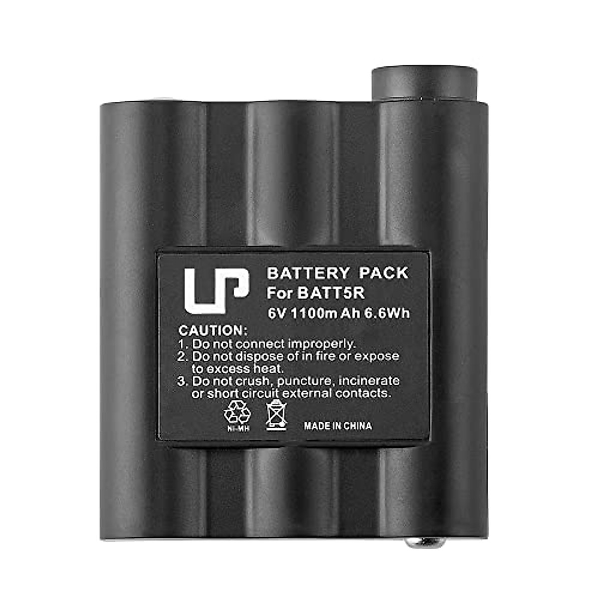 LP BATT5R APV7 Battery, 1 Pack Rechargeable Batteries 6V 1100mAh for GXT Walkie Talkie GXT1050 GXT1000 GXT950 GXT900 GXT860 GXT850 GXT800 LXT350 LXT410 LXT435 & More