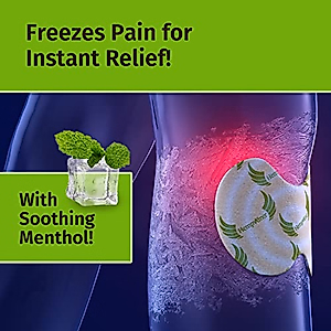 Hempvana Knee Bird Knee Relief Patch, FDA-Listed Doctor-Designed, AS-SEEN-ON-TV, Cool Numb Hemp Triple Action Technology Up to 8 Hours of Relief, Ergonomic Knee Design, Bends & Flexes When You Move