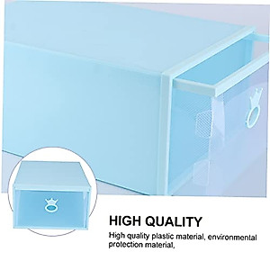 VALICLUD shoe storage box plastic shoe organizer shoe bins shoes display shoe Storage Cubes shoe rack for closet shoes drawer plastic shoe containers shoe organizers Storage rack porch