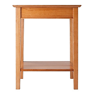 Winsome Studio Beech Wood End/Printer Table, Honey (99323)
