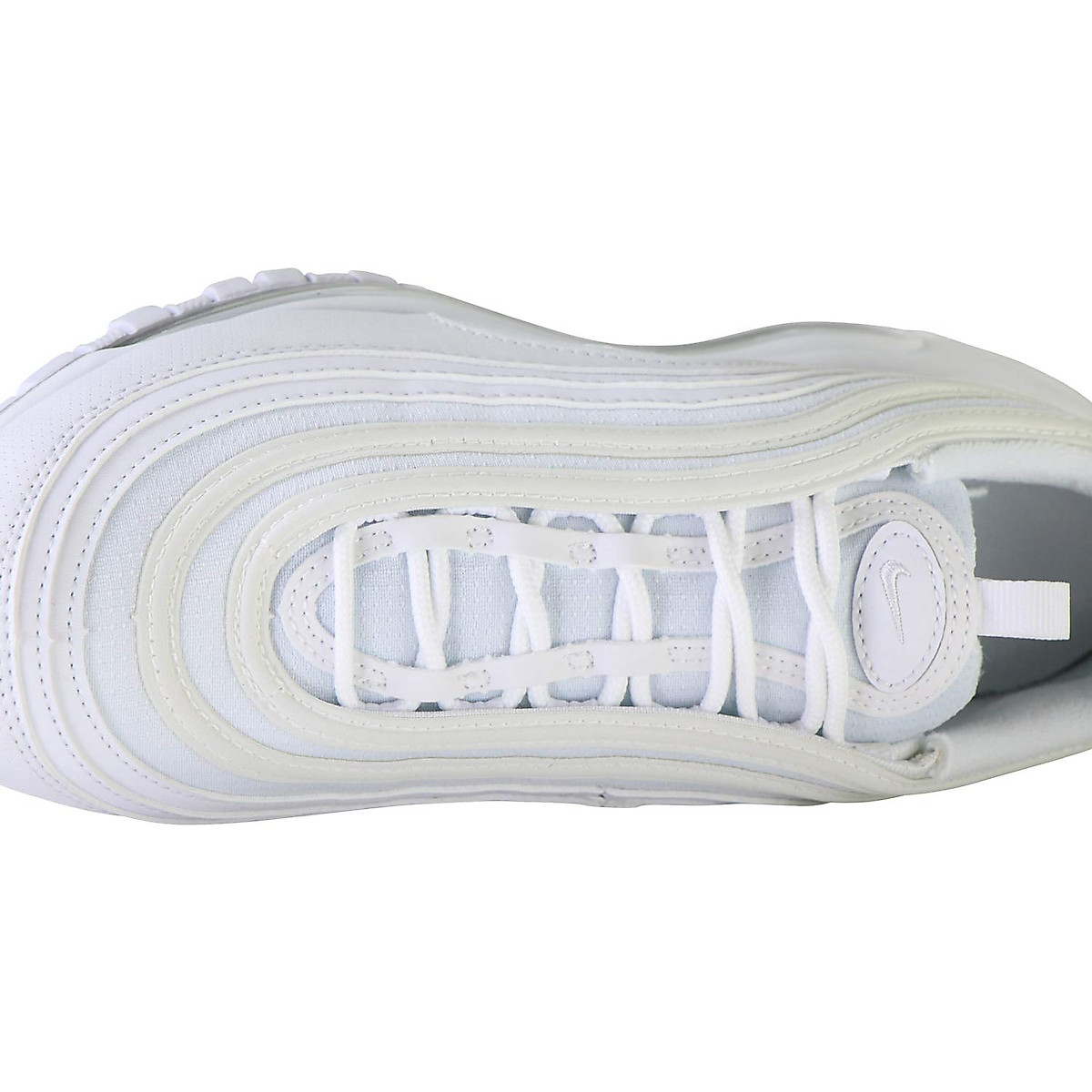Nike Boy's Air Max 97 (Big Kid) White/White/Metallic Silver 4.5 Big Kid M