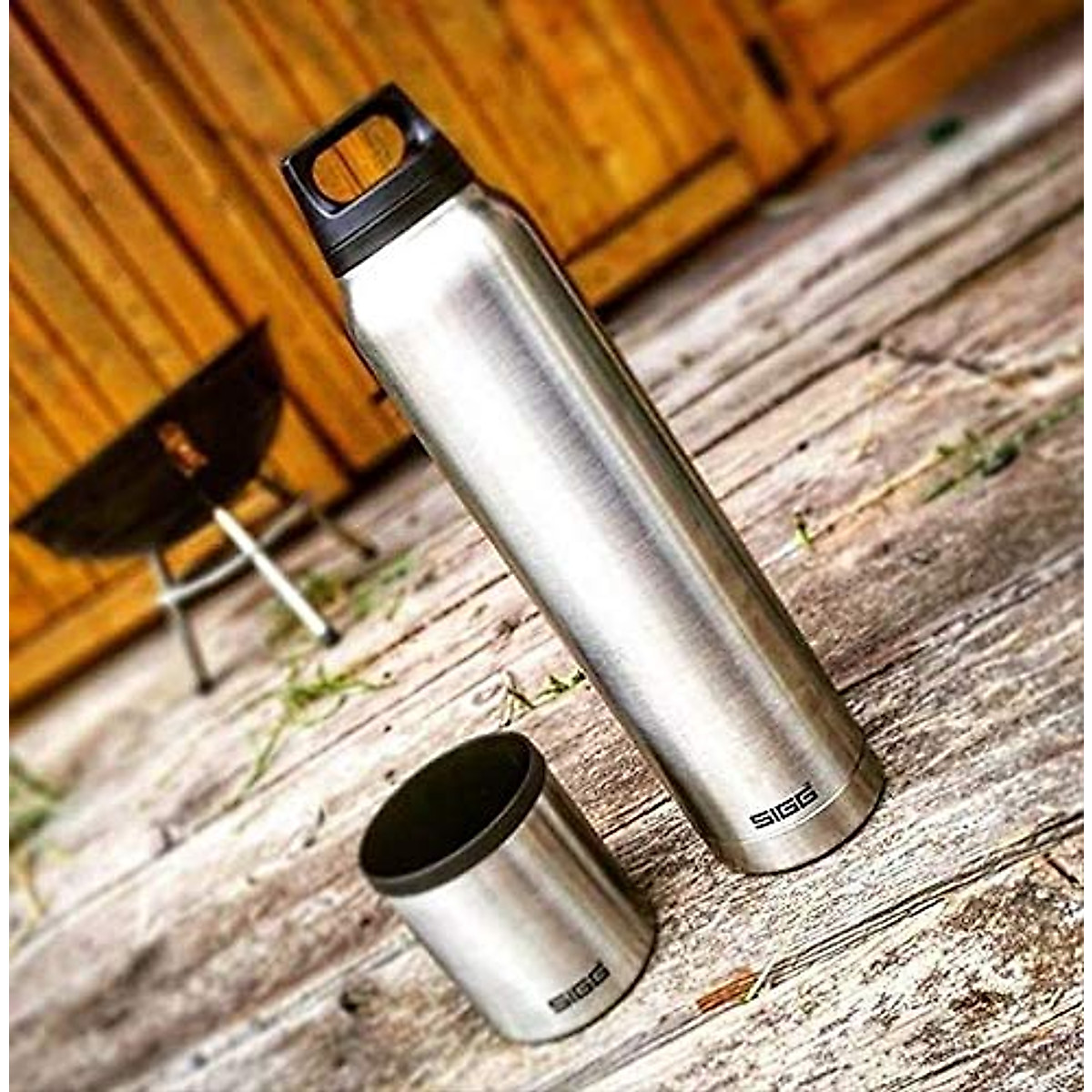 SIGG - Insulated Water Bottle - Thermo Flask Hot & Cold - Leakproof, BPA Free - 18/8 Stainless Steel - 34oz
