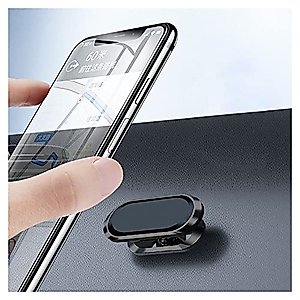 Car Magnetic Mobile Phone Holder,360° Rotation of Eight Magnetic Aluminum Alloy Dashboard Car Phone Holder,Compatible iPhone 13 Pro Max / 13 Pro and All Smartphone (Black)