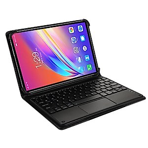 2 in 1 Tablet, 10.1 Inch Android 12 Tablet with Keyboard, 8GB RAM 256GB ROM, Octa Core Processor, FHD Touchscreen 8+16MP Dual Camera, WiFi, BT 5.0, 4G Network, 7000mAh Battery (US Plug)