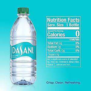 DASANI Purified Water Enhanced with Minerals, 16.9 Fl Oz (Pack of 24)