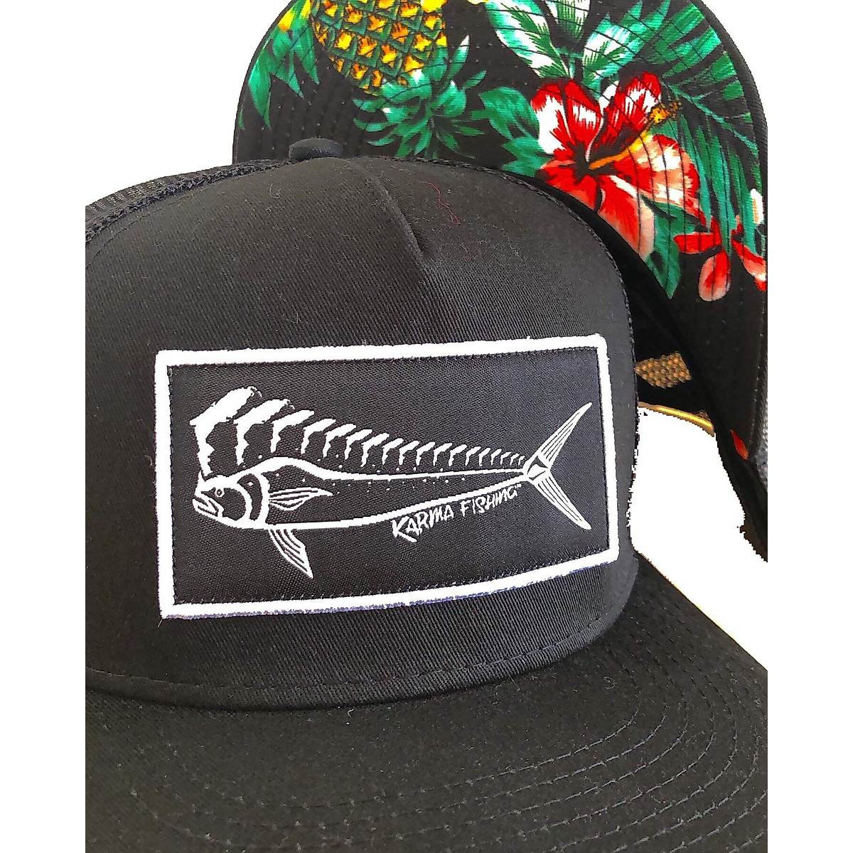 Regular Black with Floral Undervisor