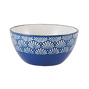 Pfaltzgraff Soup Ceral Bowls, Set Of 6, 25-Ounce, Navy