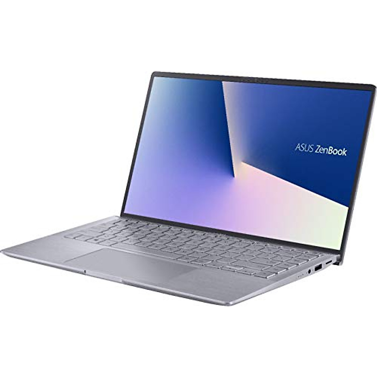 ASUS Zenbook 14 Business Laptop Computer 14" FHD Display AMD Hexa-Core Ryzen 5 4500U (Beats i7-10510U) 8GB RAM 512GB SSD GeForce MX350 2GB Backlit Keyboard USB-C Alexa Win10Pro Light Gray + HDMI Cable