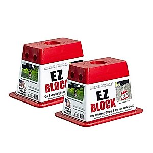 ANDERSEN HITCHES | RV & Trailer Accessories | 2-Pack Trailer EZ Jack Blocks | Leveling System | RV Stabilizer Stands | Heavy Duty Camper Leveler | 3621