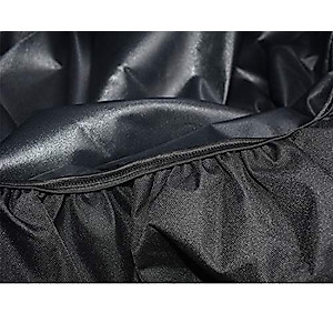 Mini Lustrous Built-in Grill Cover Compatible with Blaze 32 Inch 4-Burner Gas Grill, Water-Resistant Island BBQ Grill Top Cover, Black