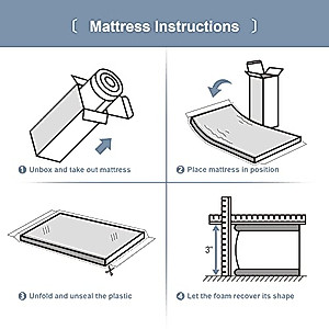 Moonlight Family Noiseless 3” Pack n Play Mattress, 38”x26” Premium Foam Portable Pack and Play Mattresses, Odorless & Steady Playard Mattress fits ONLY Playpens (28.5 * 39.5"), Giraffe