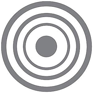 Urinal Fly Toilet Stickers, 12 Packs, Grey Target, 80% Cleaner Bathrooms in Minutes!