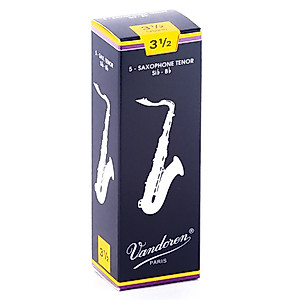 Vandoren SR2235 Tenor Sax Traditional Reeds Strength 3.5; Box of 5