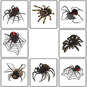 24 Sheets Halloween Spider Temporary Tattoo Stickers for Women Waterproof Body Spider Web Tattoos for Kids