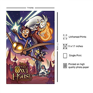 XIHOO Anime Cartoons The Owl House Wall Art Print Poster Home Decor Premium - Matte poster Frameless Gift 11 x 17 inch(28cm x 43cm)