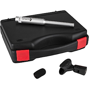 Dayton Audio EMM-6 Precision Omnidirectional Electret Condenser Microphone for Room Acoustic Analyzers and Audio Measurement Systems, Calibration Data File with Response Graph Included