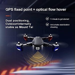 RKSTD RC Drone With Camera - Fpv Adult Beginner Remote Control Drone, One Button Takeoff/Landing, Gravity Sensor, Gesture Control, 3D Flip, Voice Control, HD Kids RC Drone, Holiday Gift