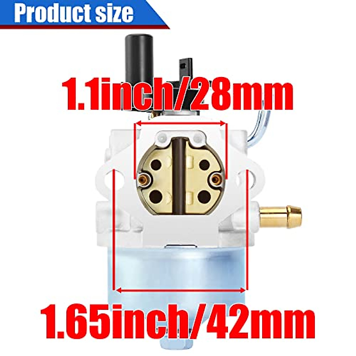 YOFMOO Carburetor Compatible for 801396 801233 801255 R-TEK Toro 38581 38582 38583 38584 38600 CCR2400 CCR2450 CCR2500 CCR3000 CCR3600 CCR3650 CCR3650 GTS 210 221 Power Max 6000
