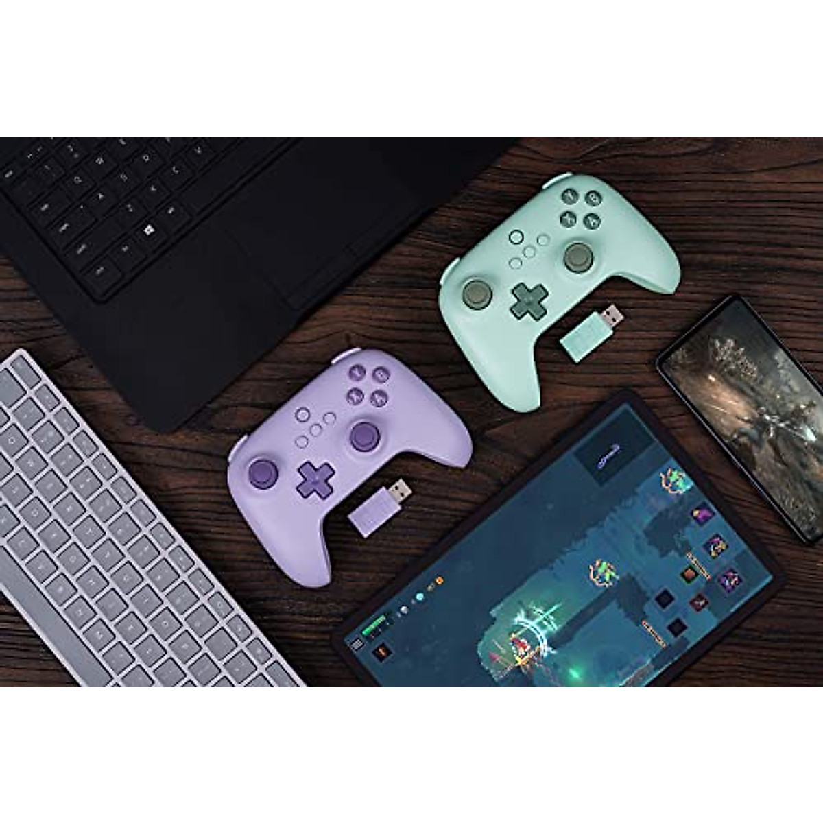 8Bitdo Ultimate C 2.4g Wireless Controller for Windows PC, Android, Steam Deck & Raspberry Pi (Lilac Purple)