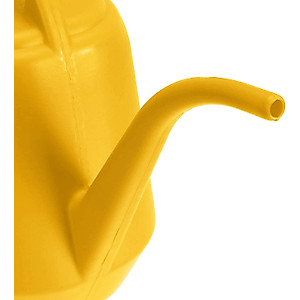 Fasmov Plastic Watering Can, Yellow, 1-Gallon