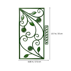 Didiseaon 6pcs Tomato Support Garden Fence Edging Orchid Support Stakes Decorative Garden Edging Lawn Fence Pot Plants Indoor Vine Plant Climbing Stand Planter Climbing Vine Fiberglass Rod