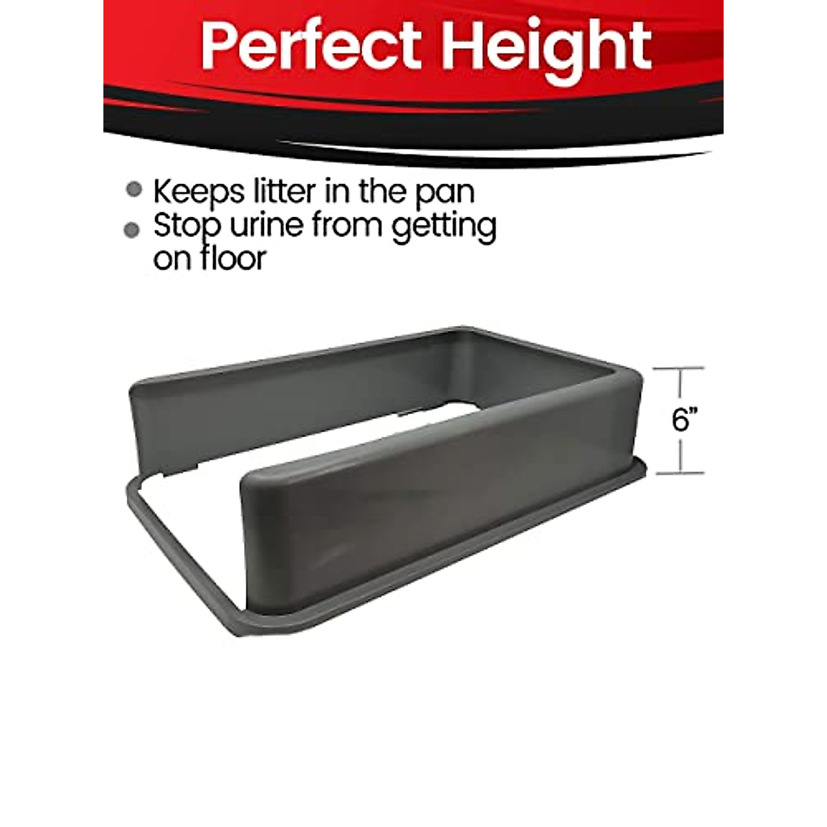 iPrimio Stainless Steel Cat XL Non Stick Litter Box and Cat Litter Scooper - Shovel & Pan for Sifting Kitty Cats Litter, Rust Resistant, Comfy Grip