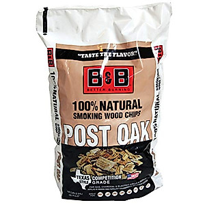 B & B Charcoal 00124 Wood Smoking Chips, 180 Cubic Inch (one Pack)