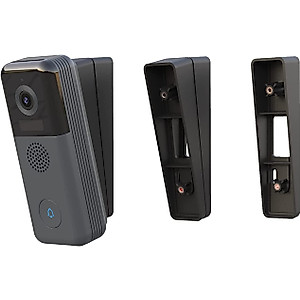 EUKI Adjustable 25 to 50 Degree Angle Mount Compatible J7/J9/J10/MR04 Multiple Model Wireless Video Doorbells, Angle Adjustment Adapter, Mounting Plate Bracket, Wedge Conor